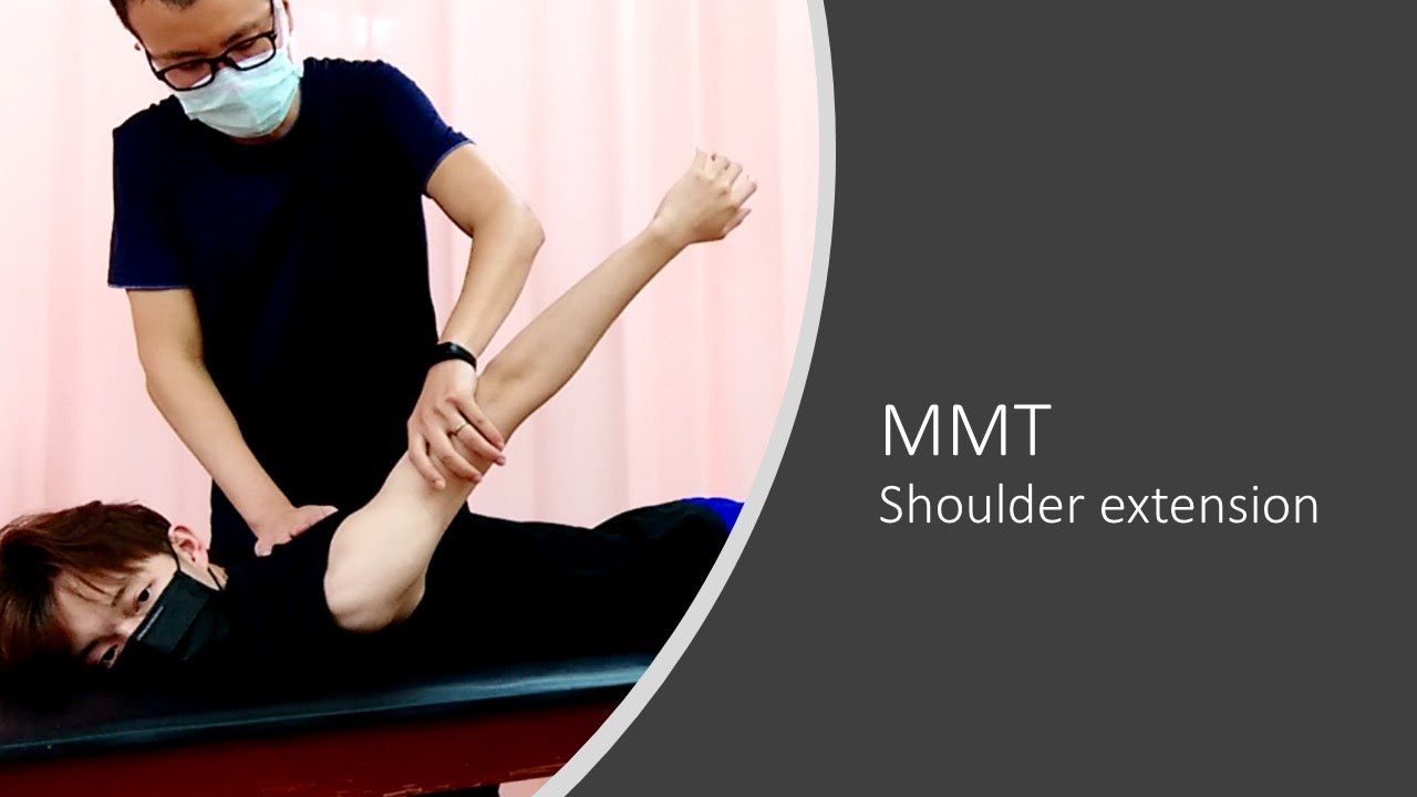 MMT shoulder extension demo - YouTube