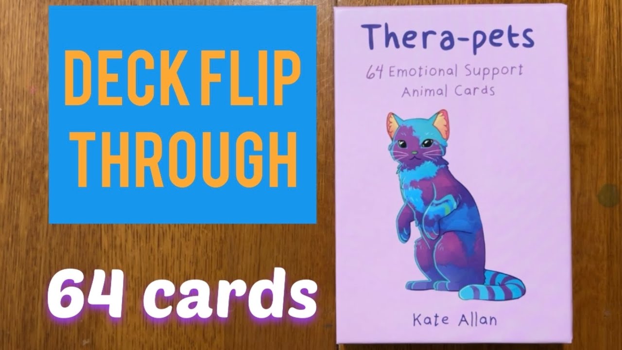 Thera-pets, Emotional Support Animal Cards - Deck flip through - YouTube