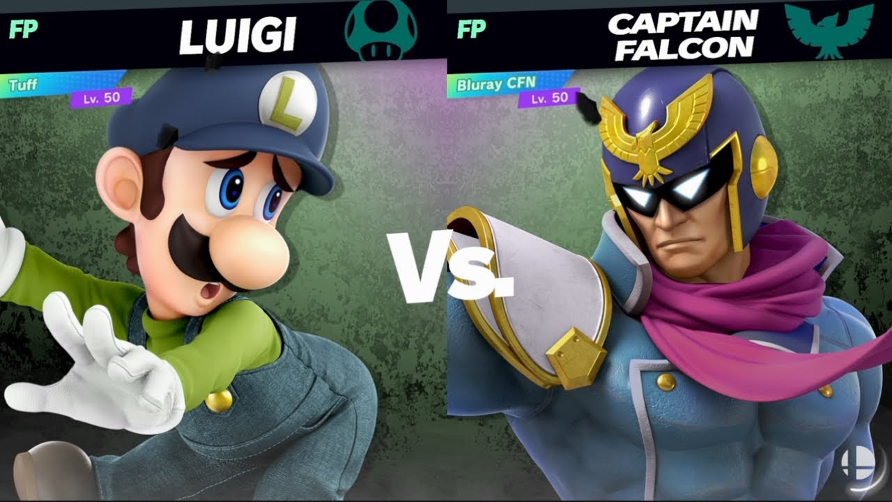 Amiibo Battles: S. Luigi vs Captain Falcon (Tuff vs Bluray CFN) - YouTube