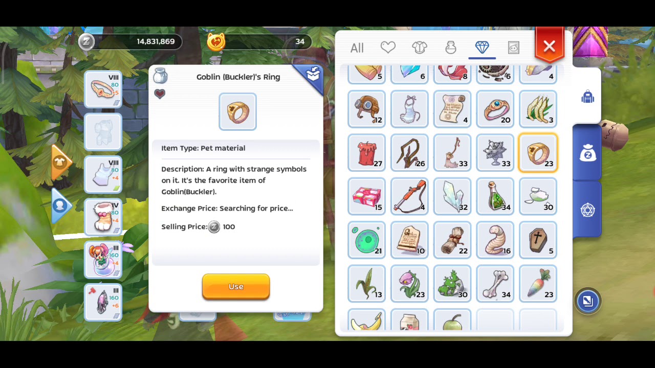 Ragnarok M Eternal Love catching pet Goblin Buckler - YouTube