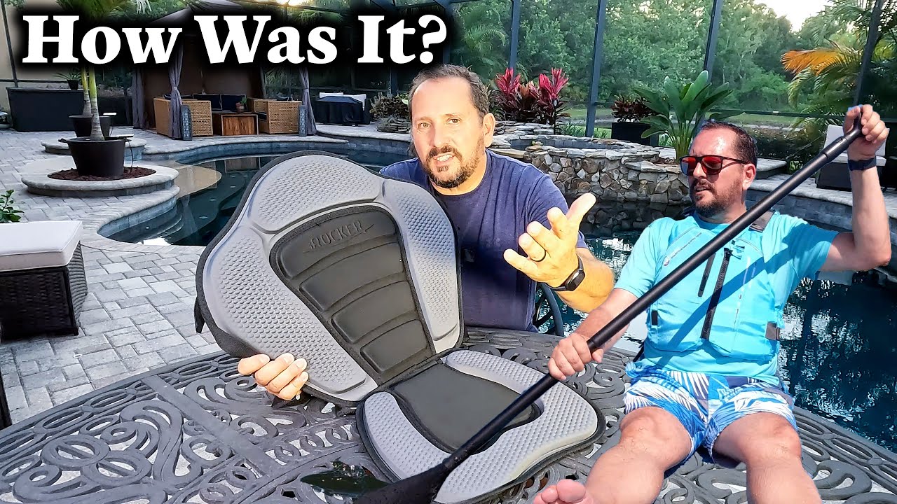 Reviewed: iROCKER Inflatable Paddle Board Kayak Seat - YouTube