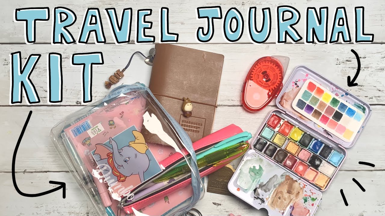 Pack My Travel Journal Kit With Me! 🧳📖 ️ - YouTube