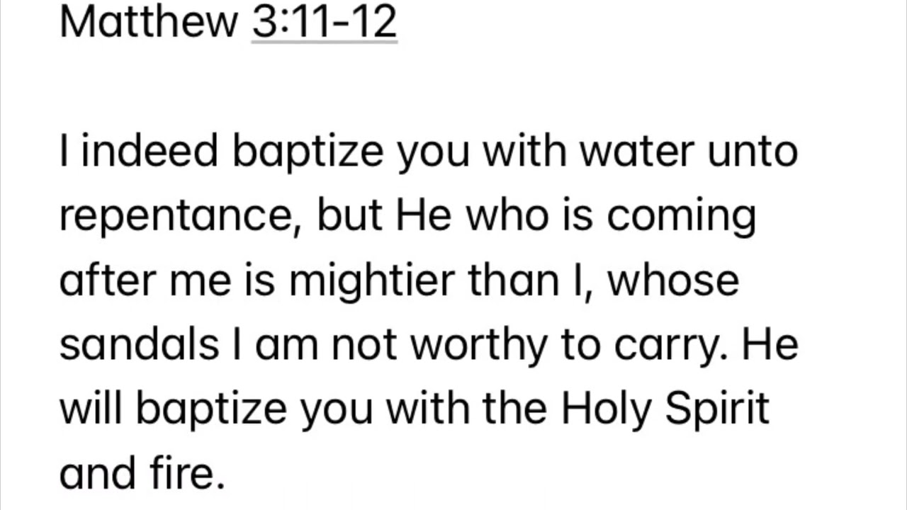 Matthew 3 11 12 Mightier Than I YouTube Matthew 3 11 12 Mightier Than I YouTube