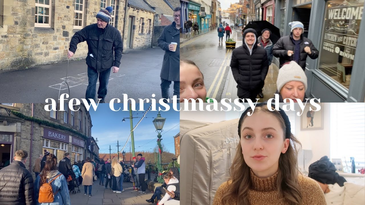 DECEMBER VLOG | GRWM, refy brow routine, beamish museum, york & vlogmas ...