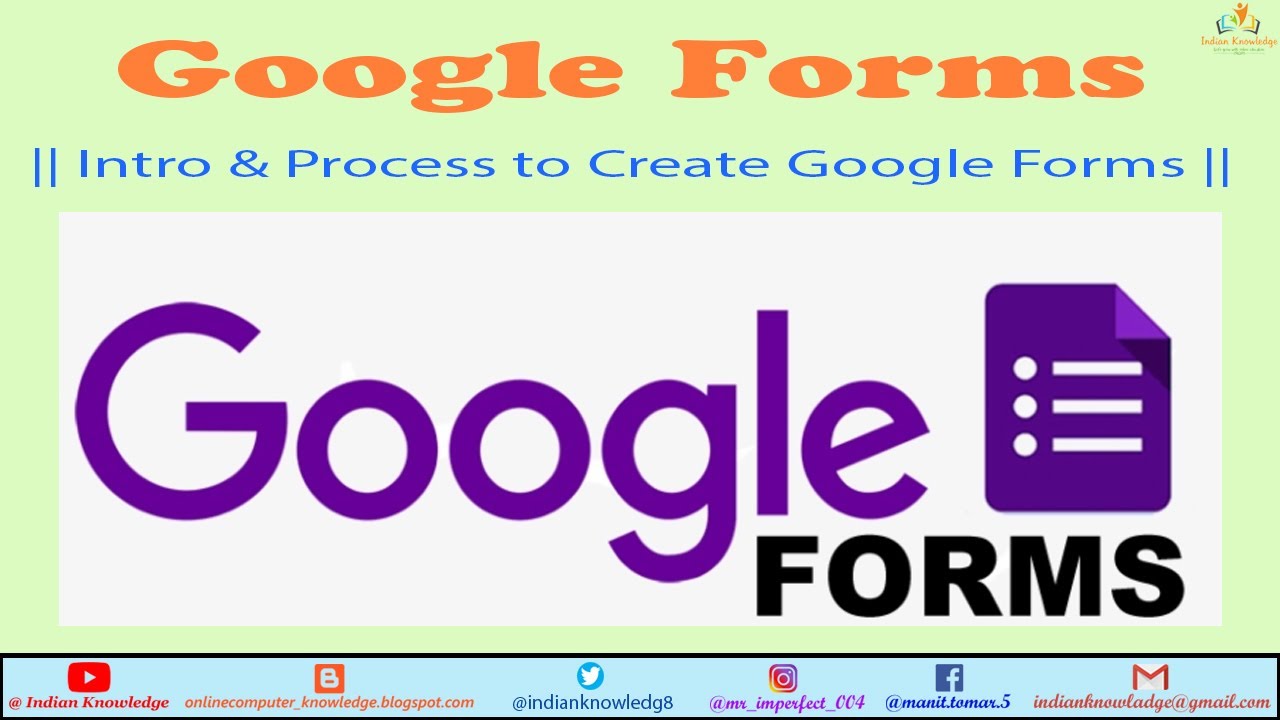 Google Form || How to create free Survey Form with Google Form ...