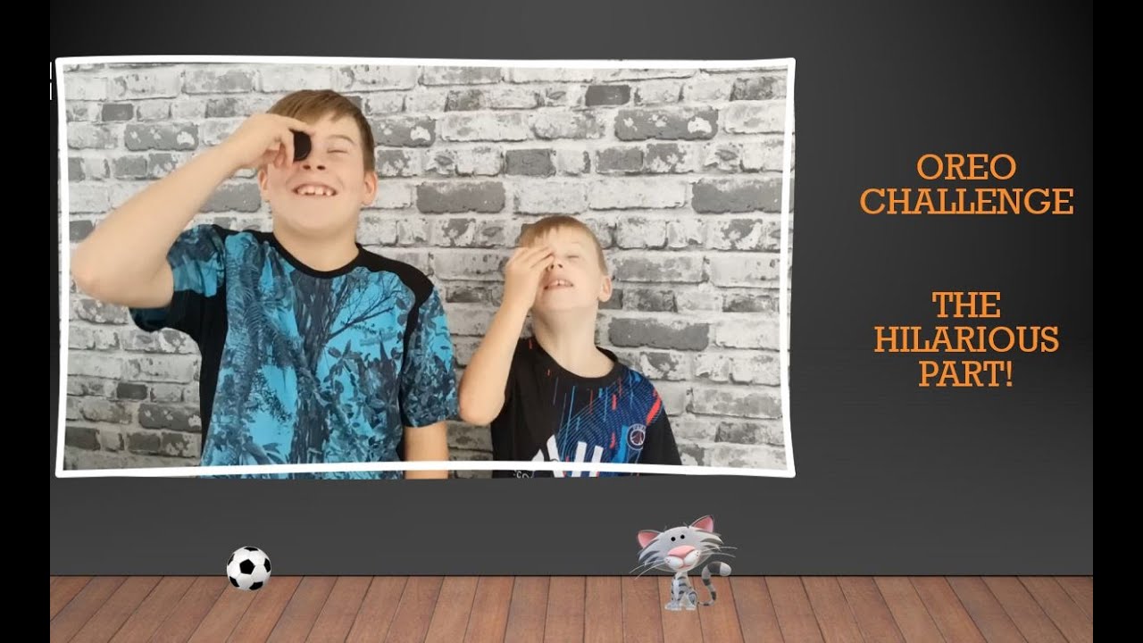 Lockdown Boredom Busters - Oreo Challenge - YouTube