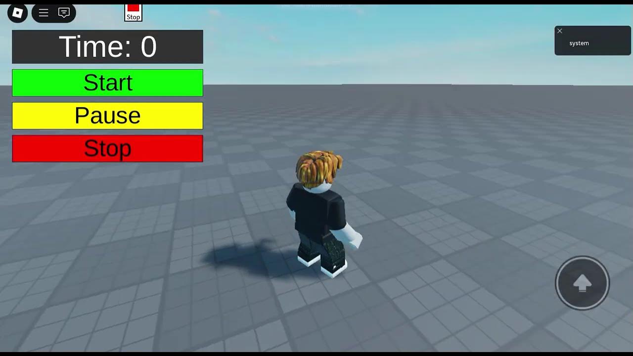 How to make an timer gui buttons that counts time in studio lite and ...