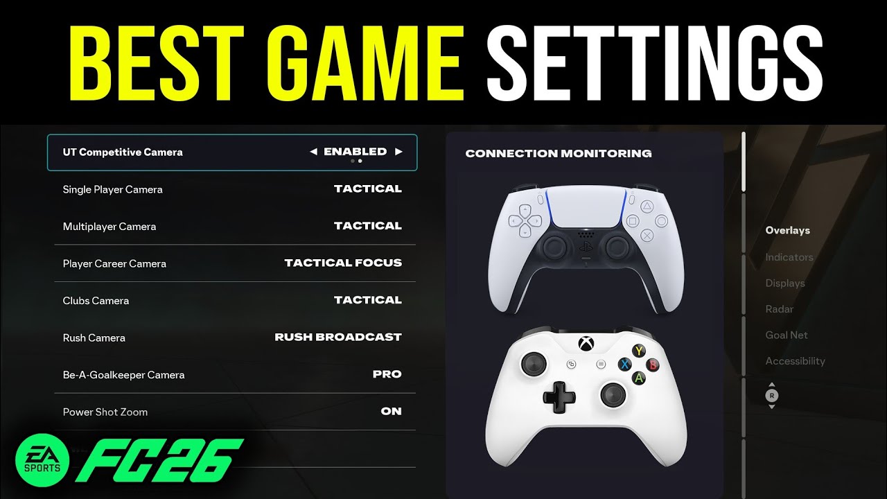 FC 26 - Best Game Settings, Controller Settings & Camera Settings to ...