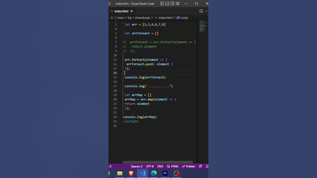 Difference Between Foreach And Map In Javascript Youtube