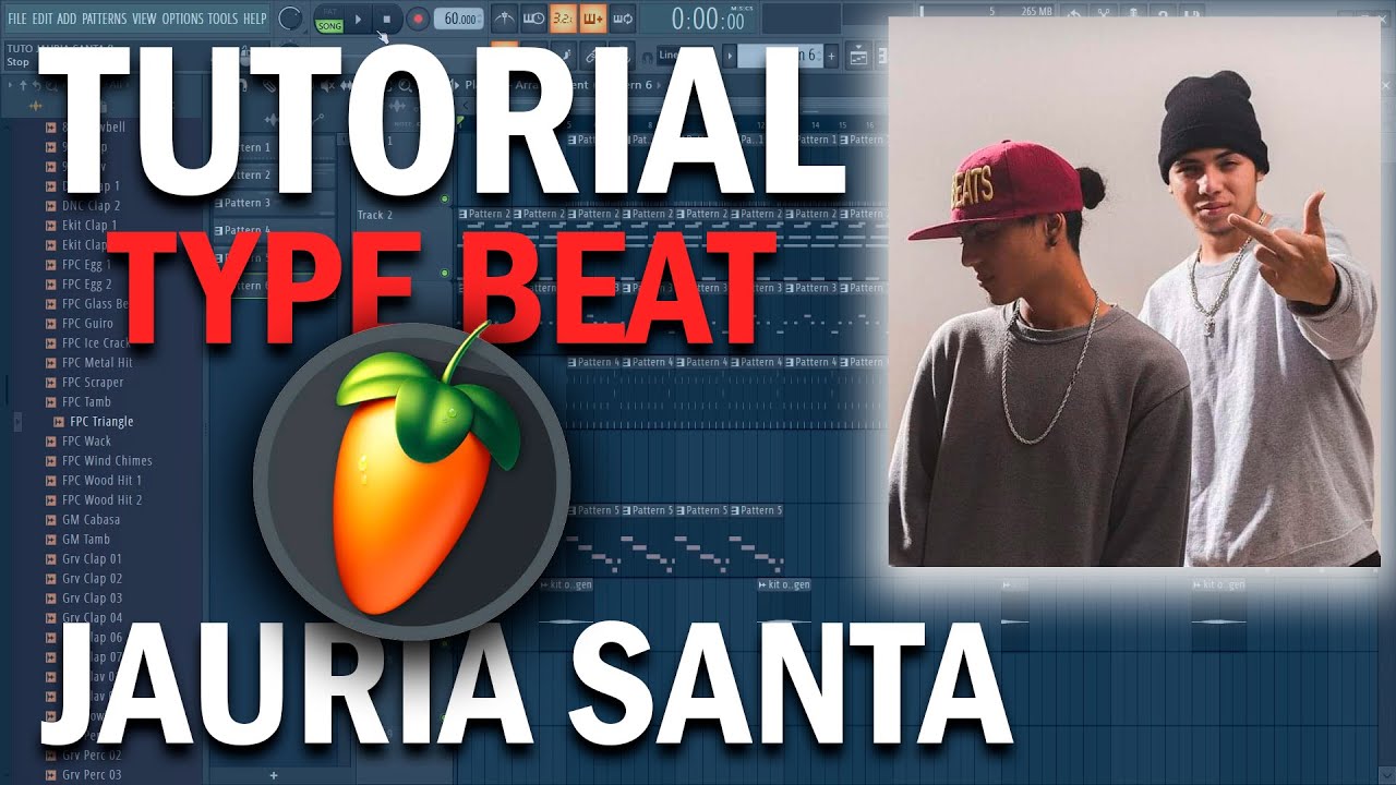 Como Hacer Beat Rap BoomBap Estilo JAURIA SANTA En FL Studio 20 - YouTube