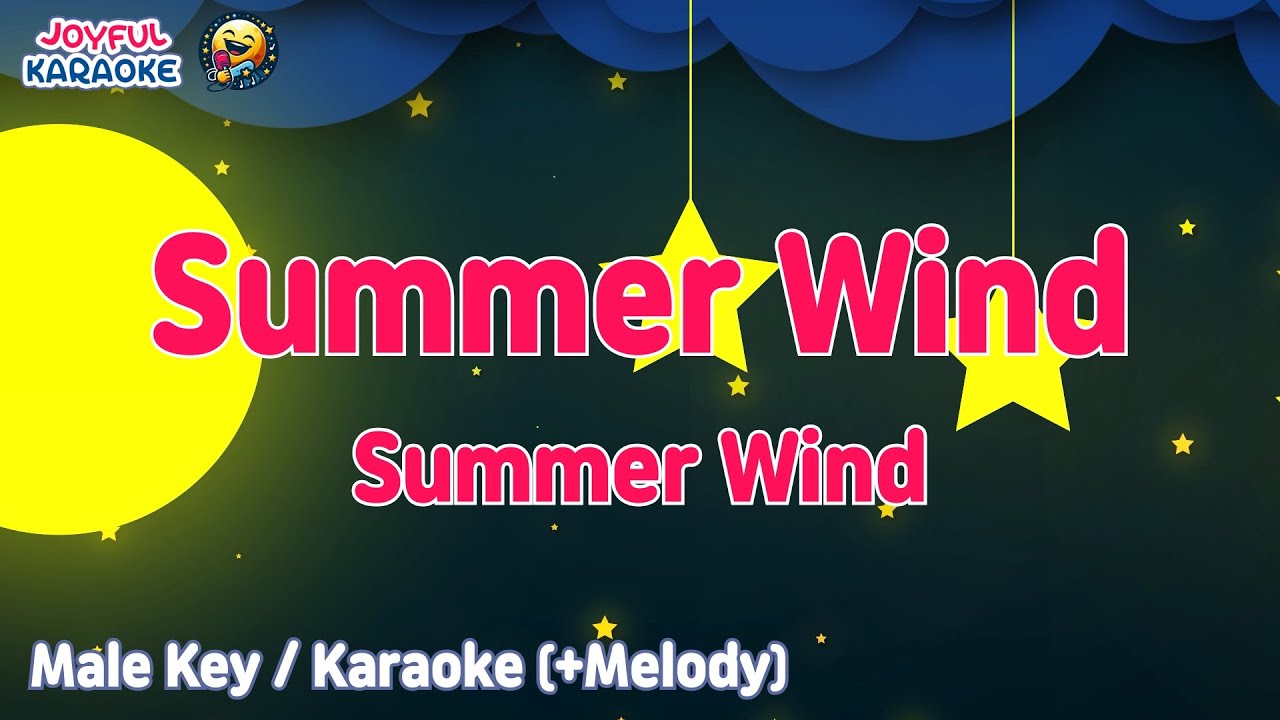 Summer Wind - Frank Sinatra [남자키, 멜로디 / Joyful Karaoke] - YouTube