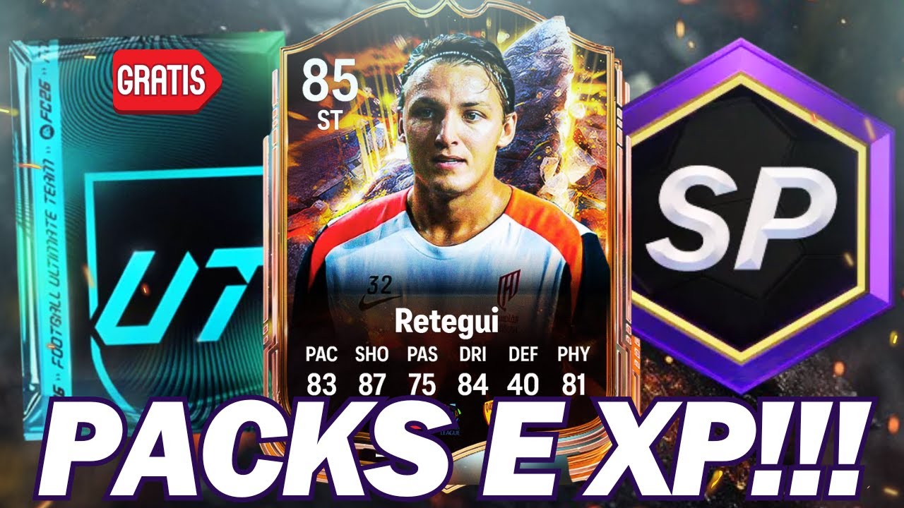 FC 26 | 🚀 MAIS PACKS GRÁTIS E XP!! 🔥DME Retegui | EVO GRÁTIS E PACKS E ...