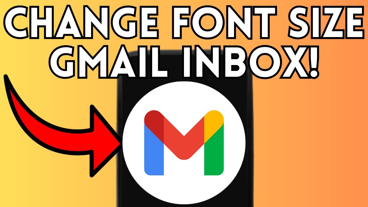 How to Change Font Size in Gmail Inbox (Full Guide) 2025! - YouTube
