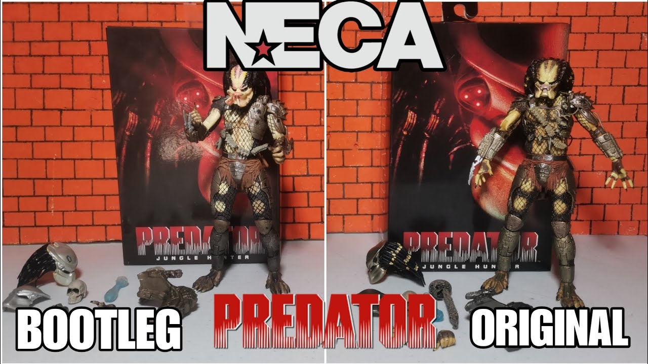 ¿CÓMO DIFERENCIAR? ULTIMATE PREDATOR JUNGLE HUNTER NECA BOOTLEG Y ...