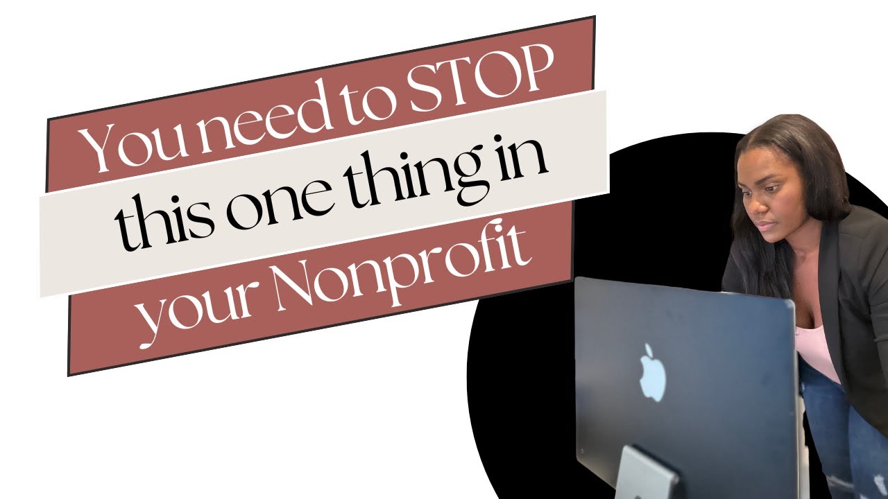 Stop doing THIS in your NPO so you can stop running in circles - YouTube