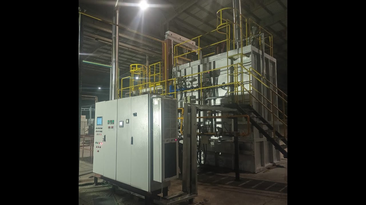 Indofen - T6 Heat Treatment Furnace - YouTube