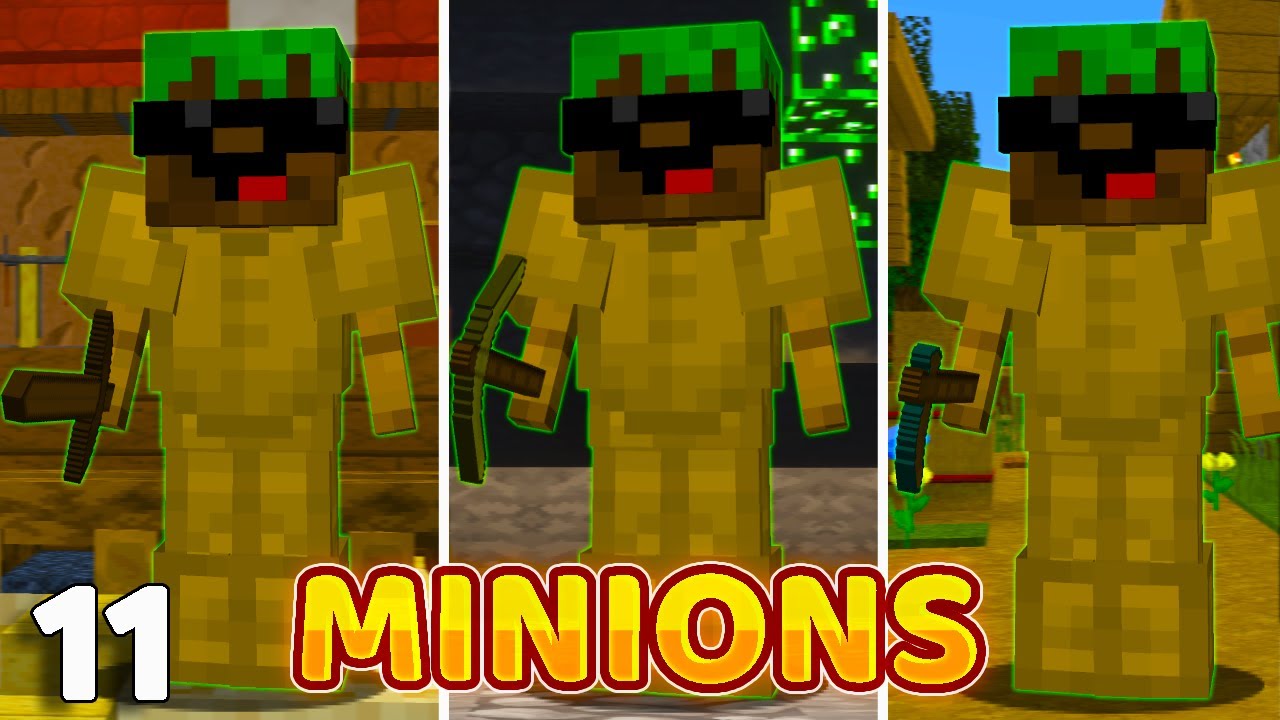 The SECRET to AFK Farming… MINIONS! | Minecraft Skyblock | Complex ...