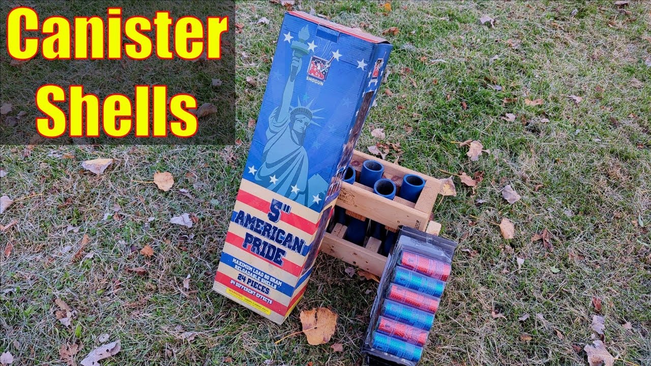 American Pride Canister Shells - Shogun Fireworks - YouTube