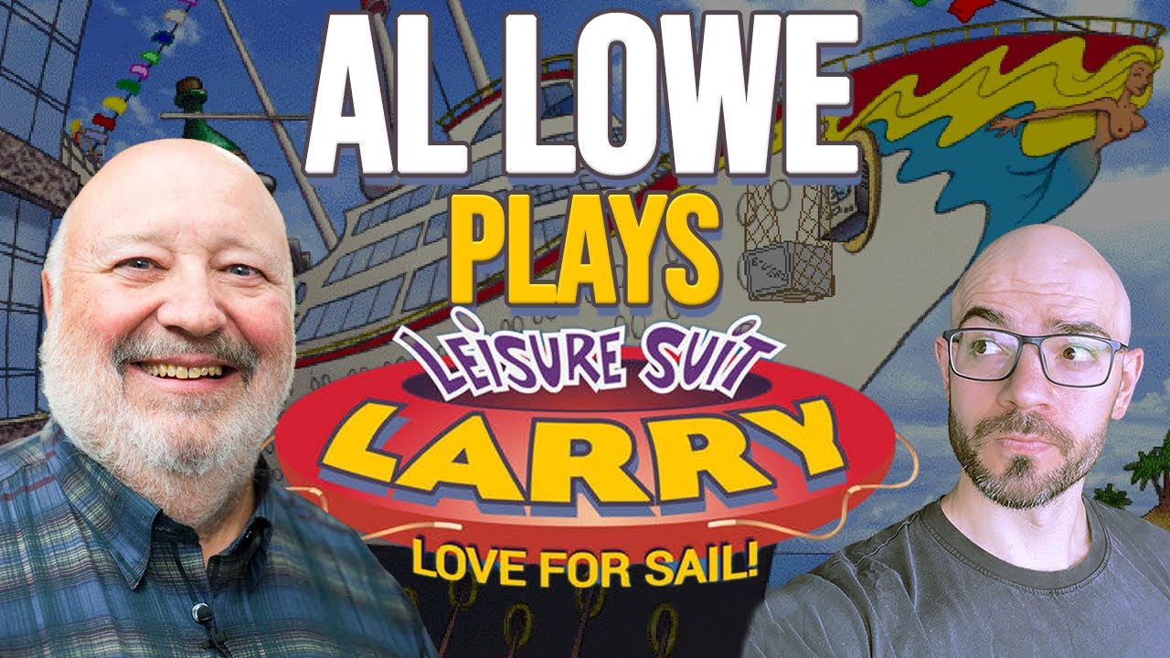 Al Lowe plays Leisure Suit Larry 7 with Daniel Albu! - YouTube