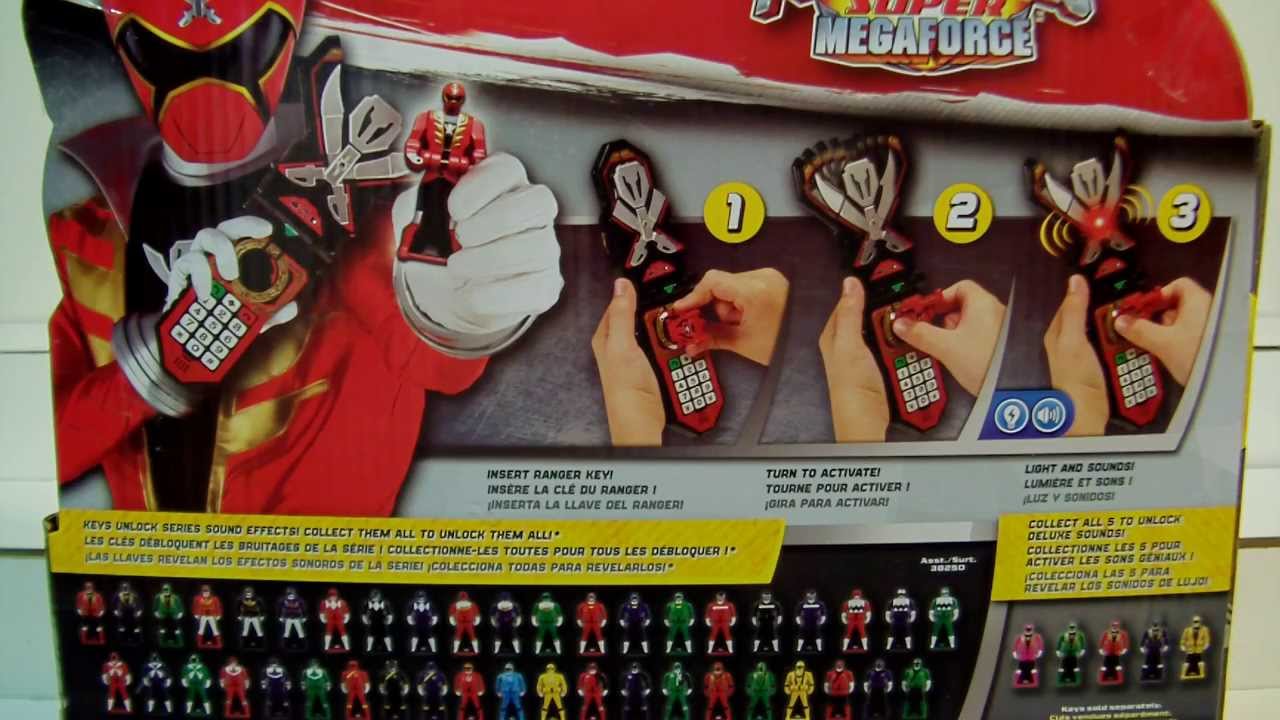 Power Rangers Super Megaforce LEGANDERY MORPHER toy review. - YouTube
