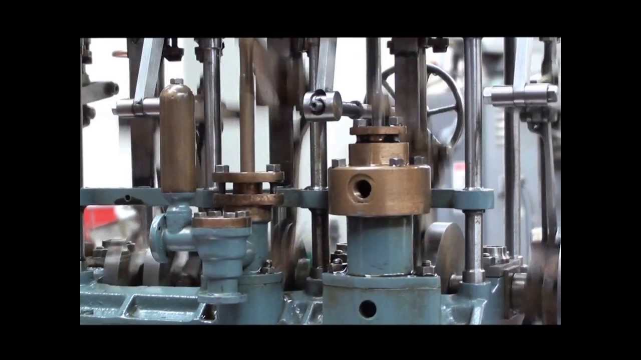 Stuart Turner triple expansion engine - YouTube