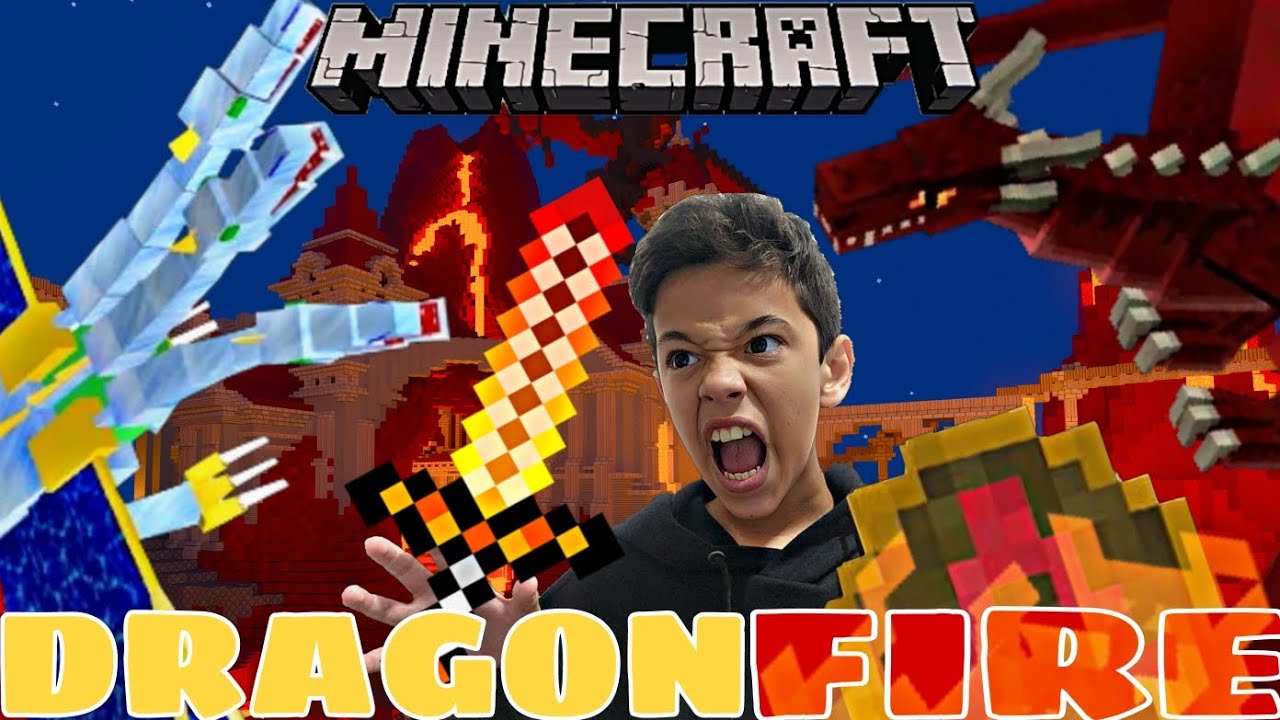 NOVA SAGA MINECRAFT COM 2 ADDONS DragonFire!! EP. 01 - YouTube