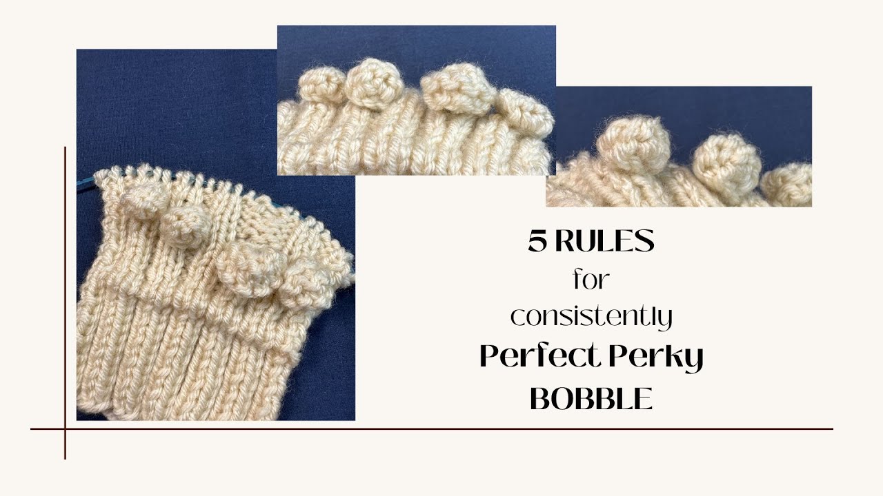 5 Rules to create Perfect Perky Bobble every time! - YouTube
