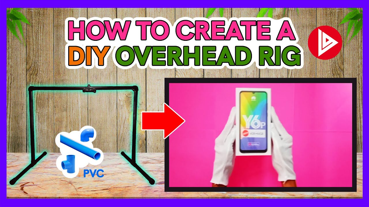 DIY PVC OVERHEAD CAMERA RIG for top down shots - YouTube