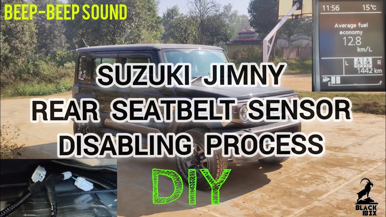 How to Disable Suzuki Jimny Rear Seatbelt Sensor / jimny ke pichle ...