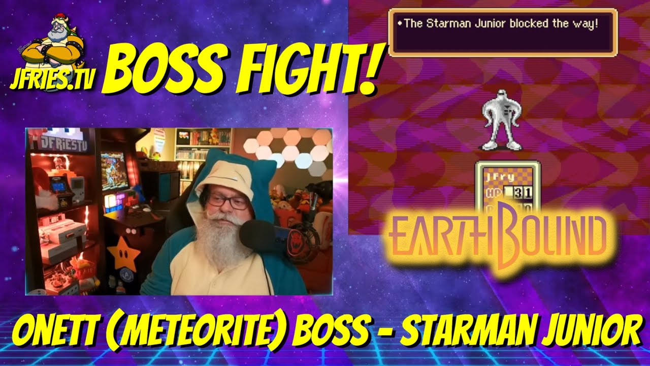 Highlight: EarthBound - Onett (Meteorite) Boss - Starman Junior - YouTube
