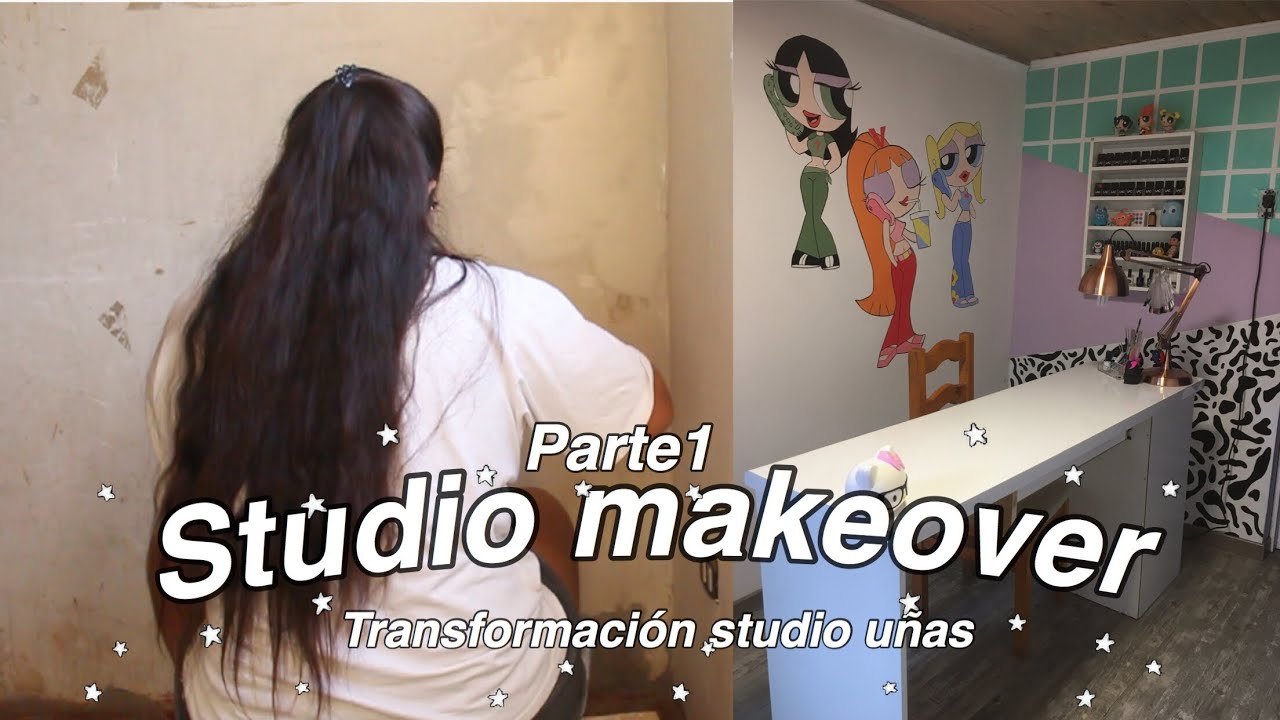 Studio MAKEOVER - Transformando mi estudio de uñas P1 - YouTube
