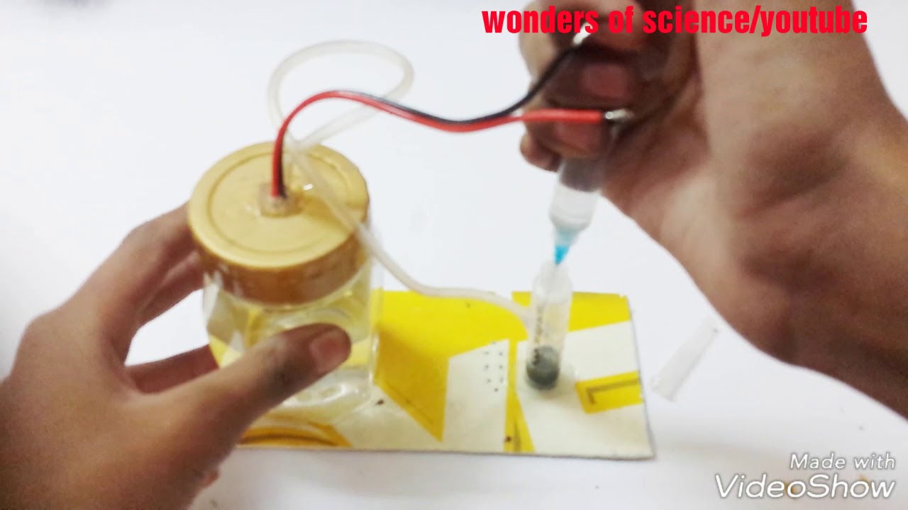 How to make a mini Hydrogen (H2) generator at home. - YouTube