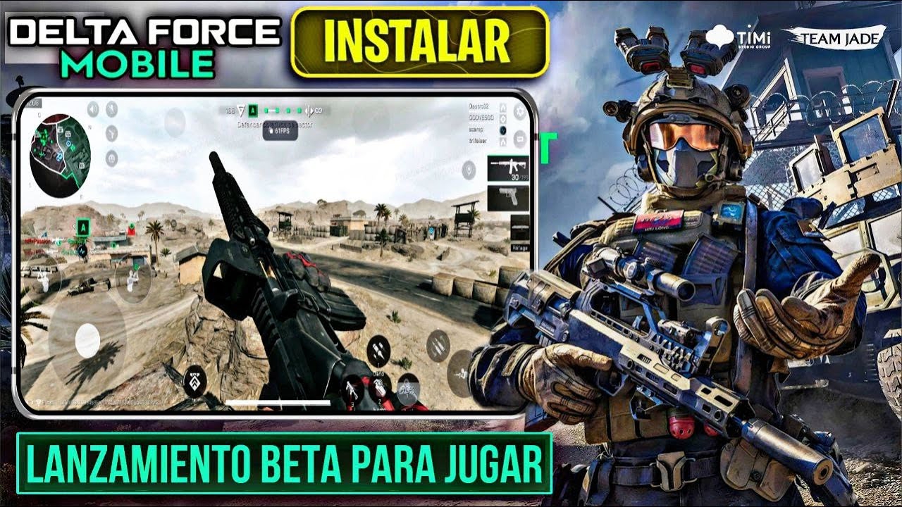 🔴 YA SALIO DELTA FORCE MOBILE | JUGANDO LA BETA | COMO INSTALR Y JUGAR ...