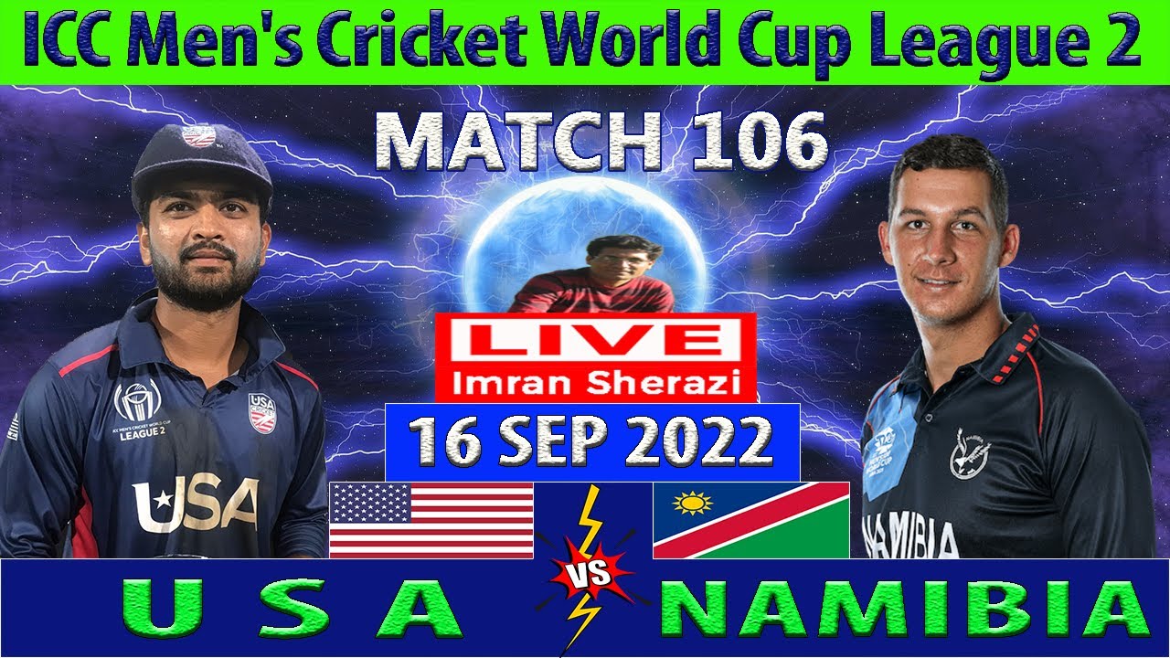 United States vs Namibia | USA vs NAM | ICC Men's Cricket World Cup ...