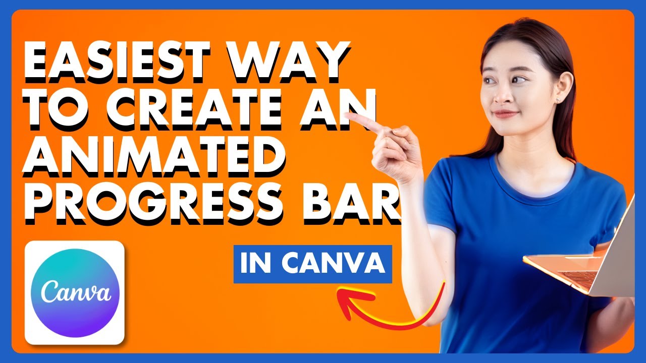 Easiest Way To Create An Animated Progress Bar In Canva | Easy Canva ...