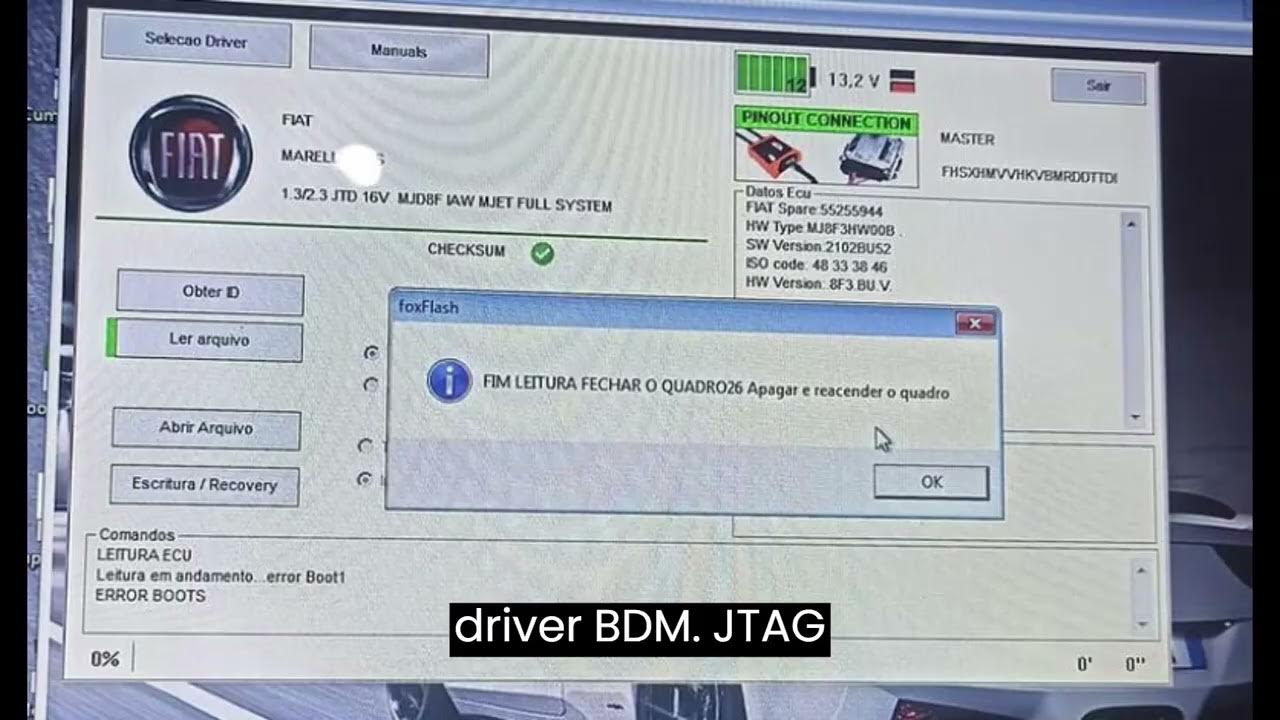 Mastering Fiat MJD8F Reading with Foxflash: OBD and Jtag Modes Explained! - YouTube