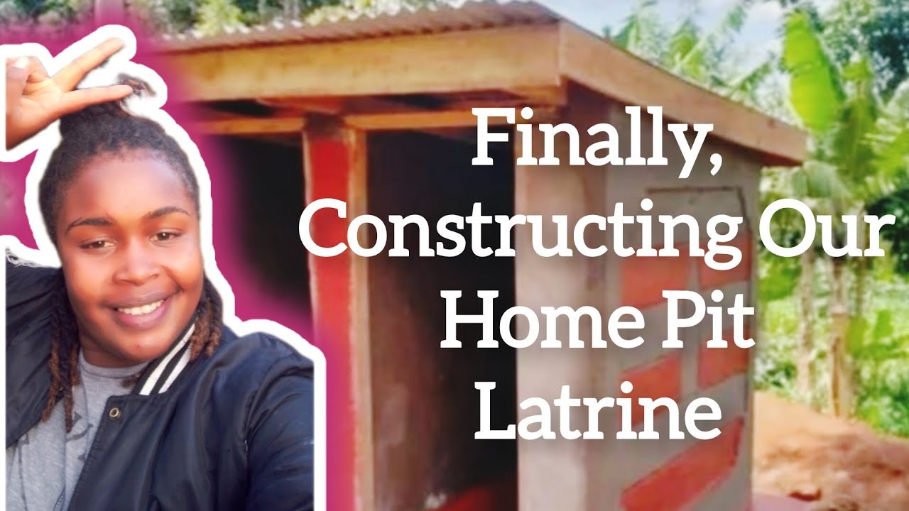 FINALLY ,CONSTRUCTING OUR HOME PIT LATRINE - YouTube