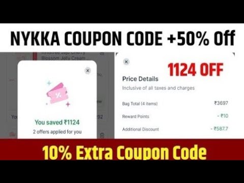 nykaa coupon code 2025 || nykaa discount code || nykka offer today ...