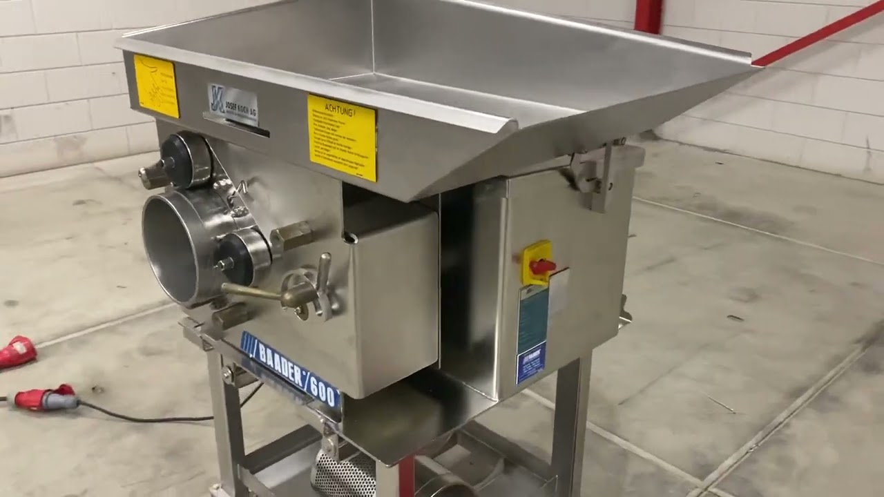 Baader 600 soft separator - YouTube