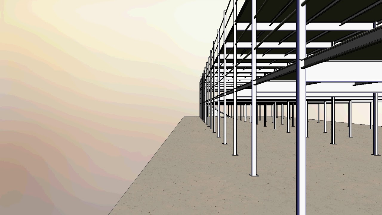 Structural Steel Mezzanine - YouTube