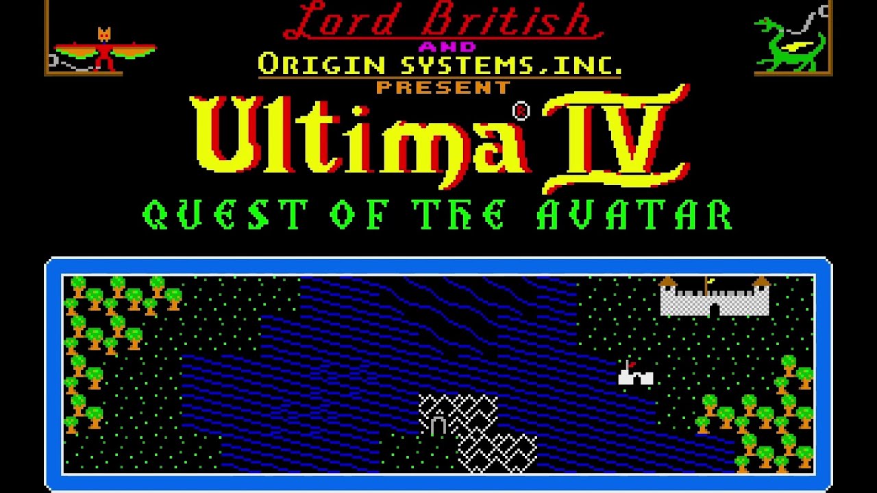 Ultima IV : Quest of the Avatar (Atari ST) – Introduction et écran ...
