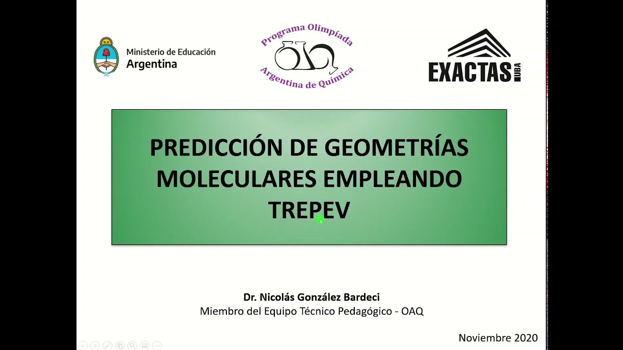 Predicción de geometrías moleculares empleando TREPEV (Nivel 1 en ...