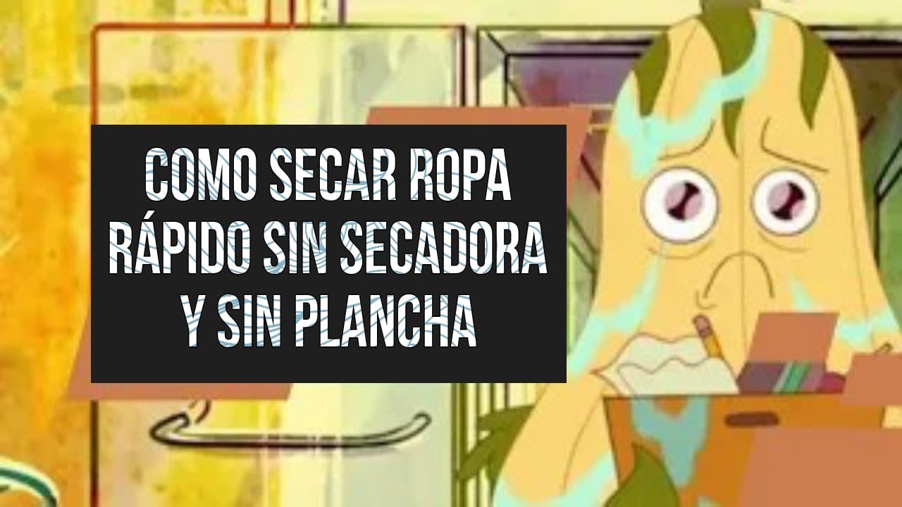 Como Secar Ropa Rápido Sin Secadora y Sin Plancha - YouTube
