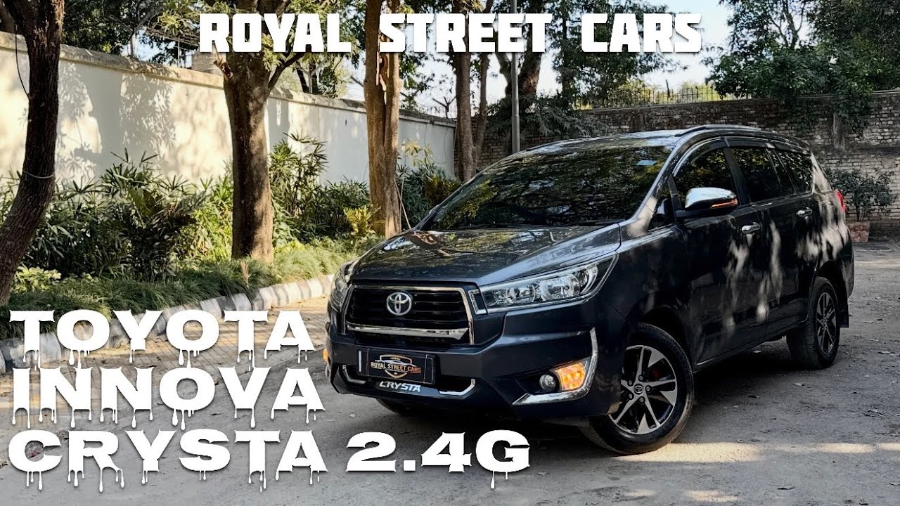 Toyota Innova Crysta 2.4G Detailed Video @ Royal Street Cars India ...