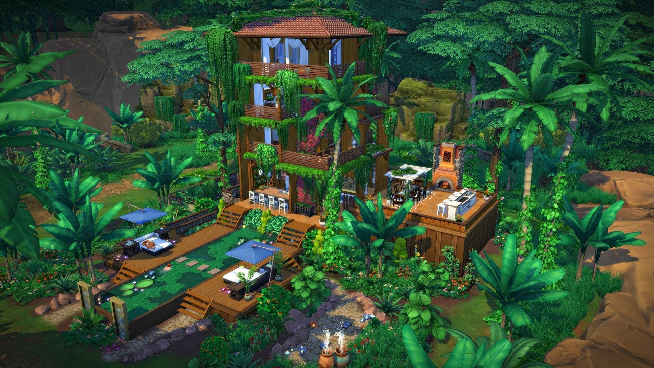 The Old Watchtower | The Sims 4 Speed Build - YouTube