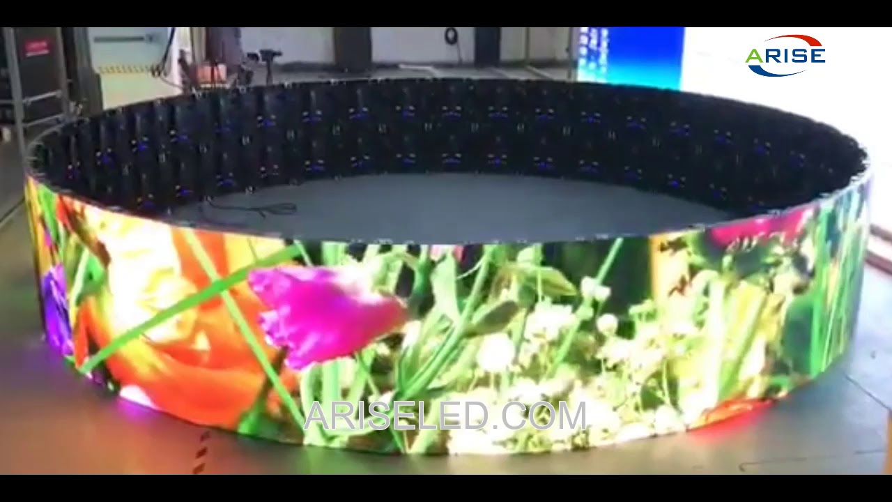 Stage led display with adjustable arc circle round shape 500x500mm ...