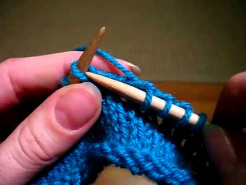 Eastern European Knitting - The Knit Stitch - YouTube