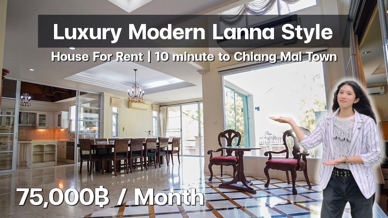 Luxury Modern Lanna House For Rent 10 minutes to Chiang Mai Town ...