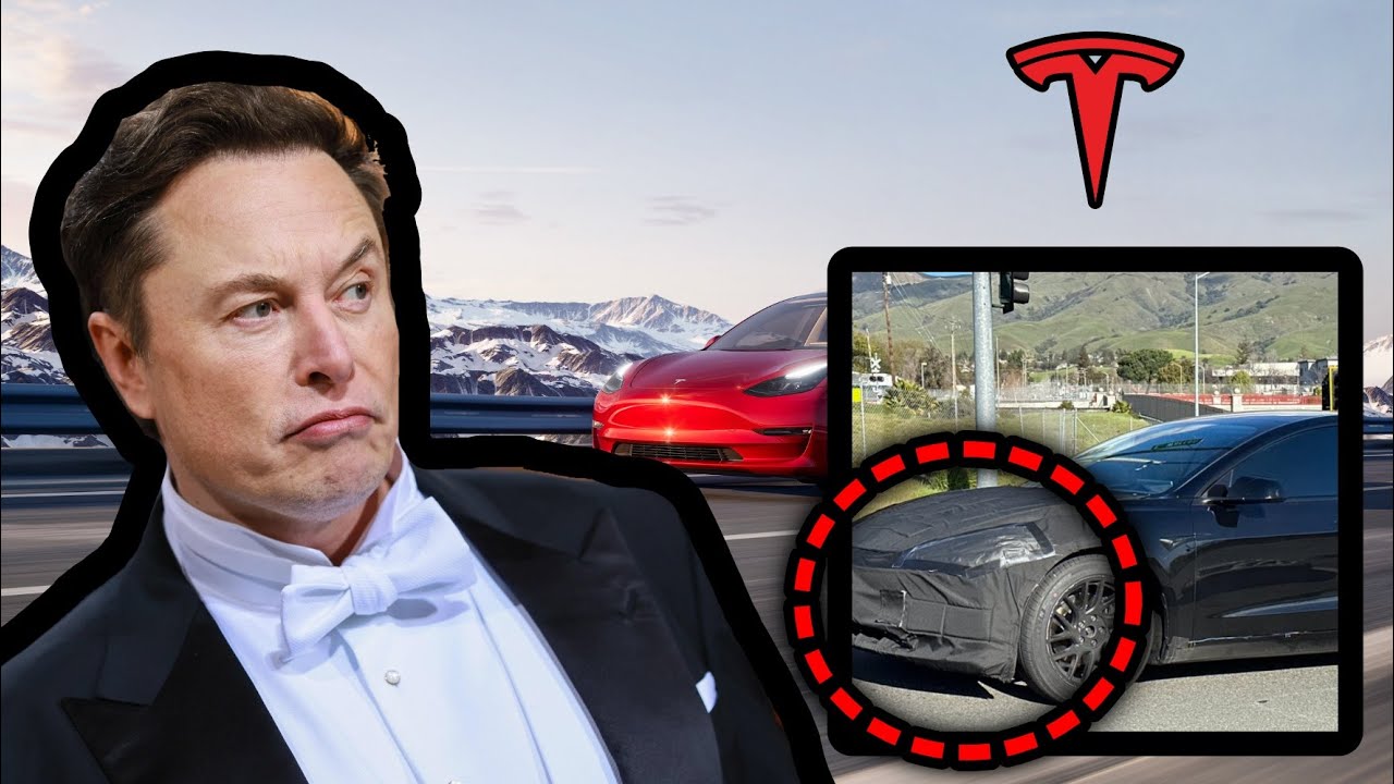 New Tesla Model 3 Just Got LEAKED | Completely New Hardware & Design ...