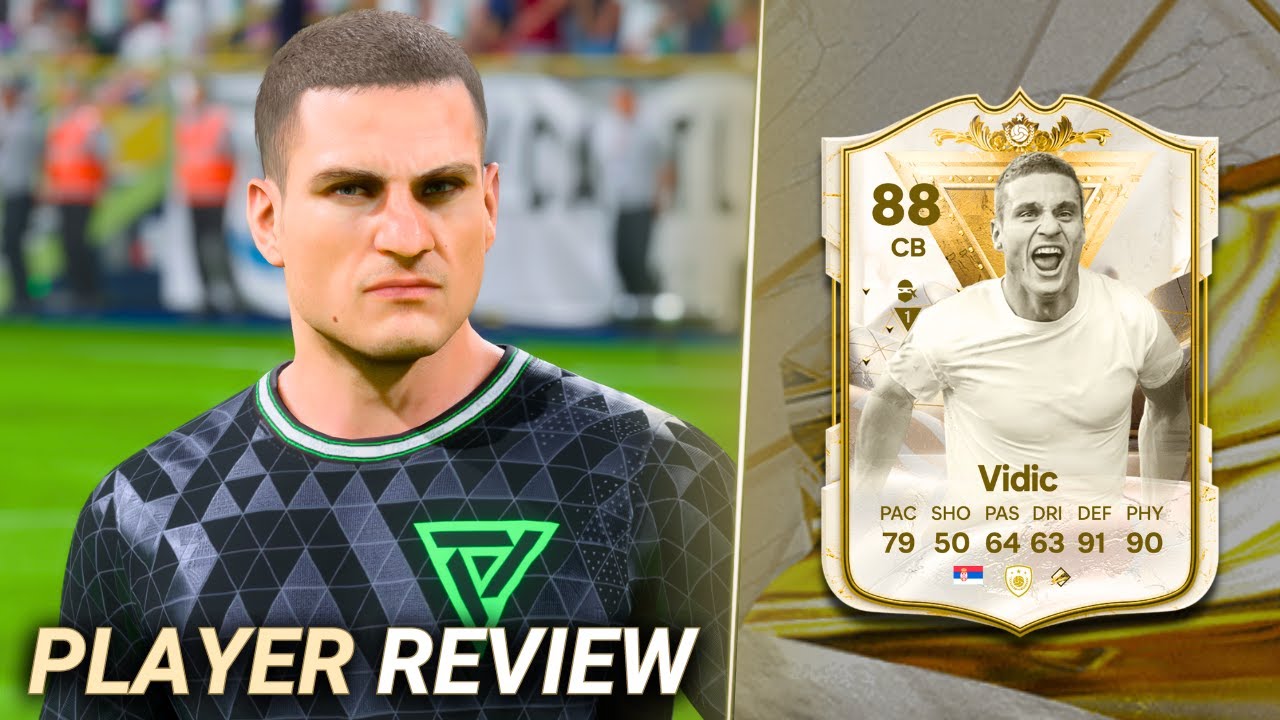 BEST CB? 88 CENTURIONS ICON VIDIC PLAYER REVIEW 🔥 | EAFC 24 ULTIMATE ...
